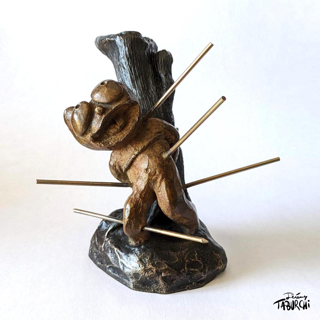 Une nouvelle sculpture en bronze du Chat Rose | Le site officiel du ...